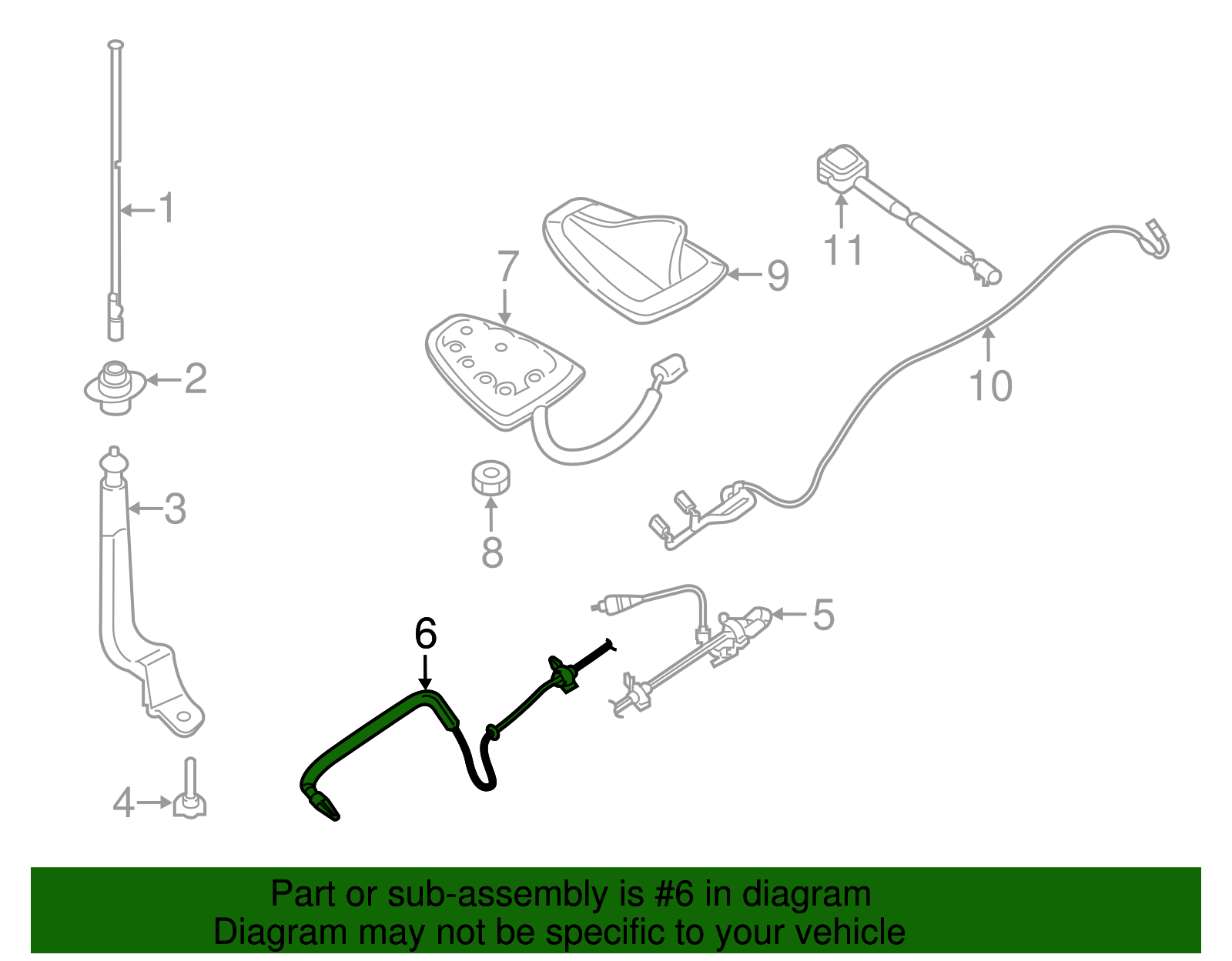 28241-9FU0A - Antenna Cable 2019 Nissan | AutoNation Parts