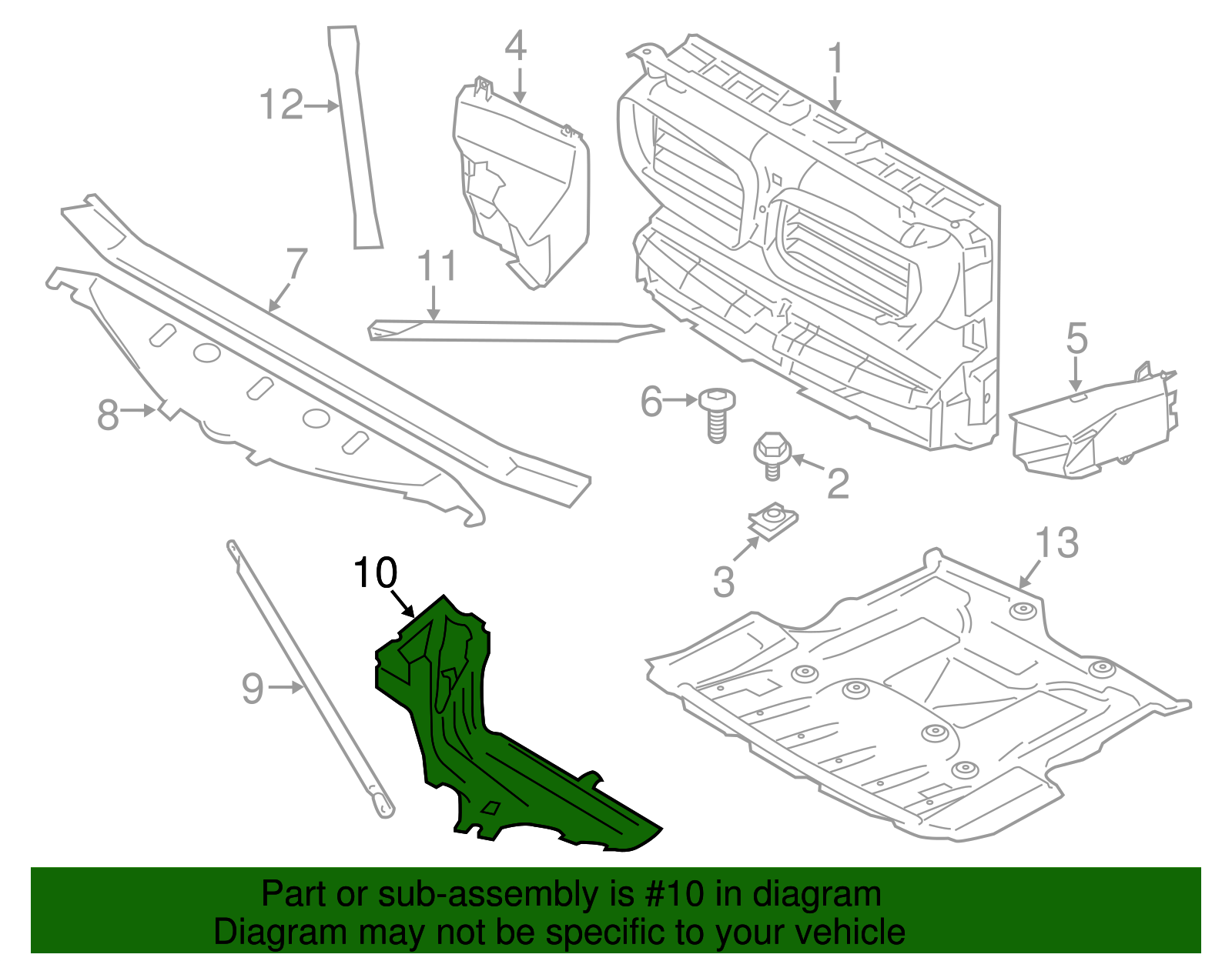 51647200793 - 2011-2016 BMW Outer Support (51-64-7-200-793) | BMW of ...