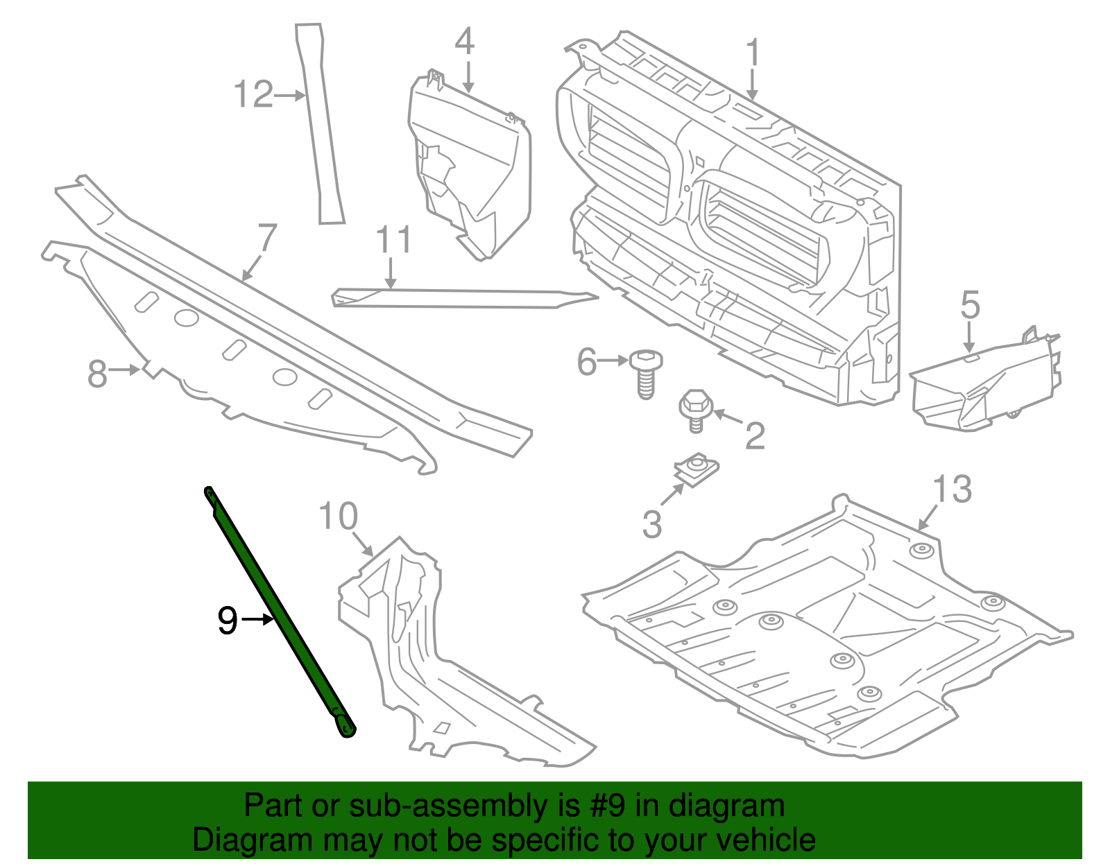 51647187096 - 2009-2019 BMW Support Bracket (51-64-7-187-096) | BMW of ...