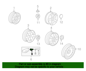 2005-2025 GM Valve Stem 13598909 GM | GMPartsDirect.com