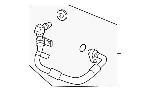 2020-2024 GM Transmission Fluid Cooler Pipe 87855565 | GM Parts Center