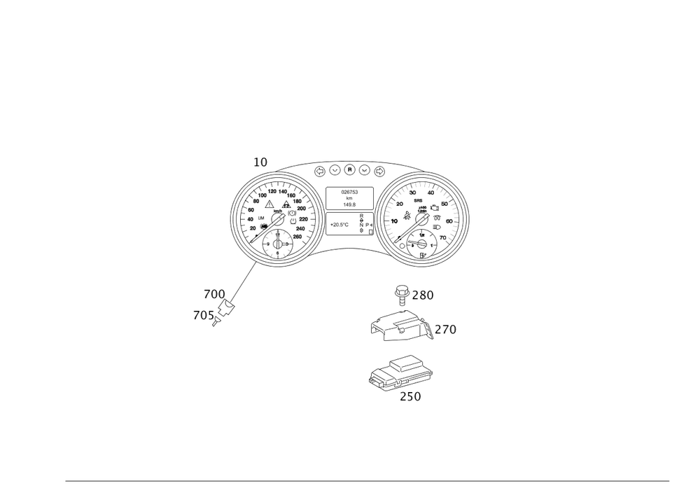 251-900-59-00 - Control Unit, Complete 2006-2012 Mercedes-Benz ...