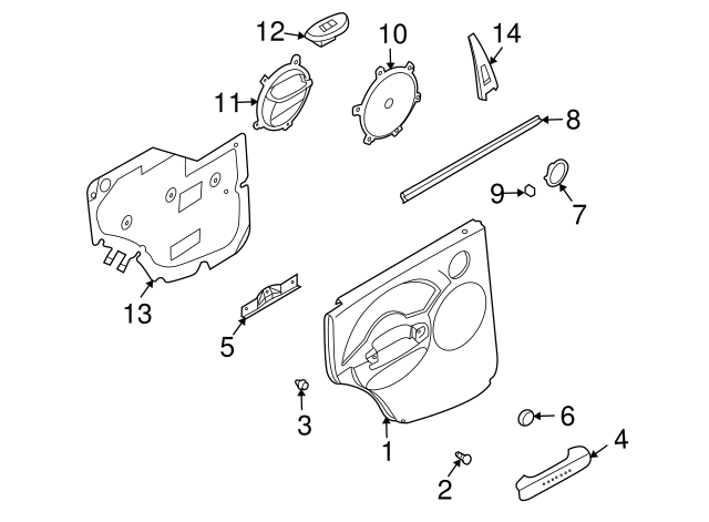 2006-2008 Chevrolet Switch Bezel 96425446 | Partners Chevy