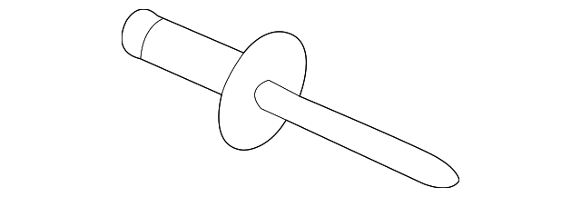 2016-2023 Audi Quarter Glass Rivet WHT-007-054 | OEM Parts Online