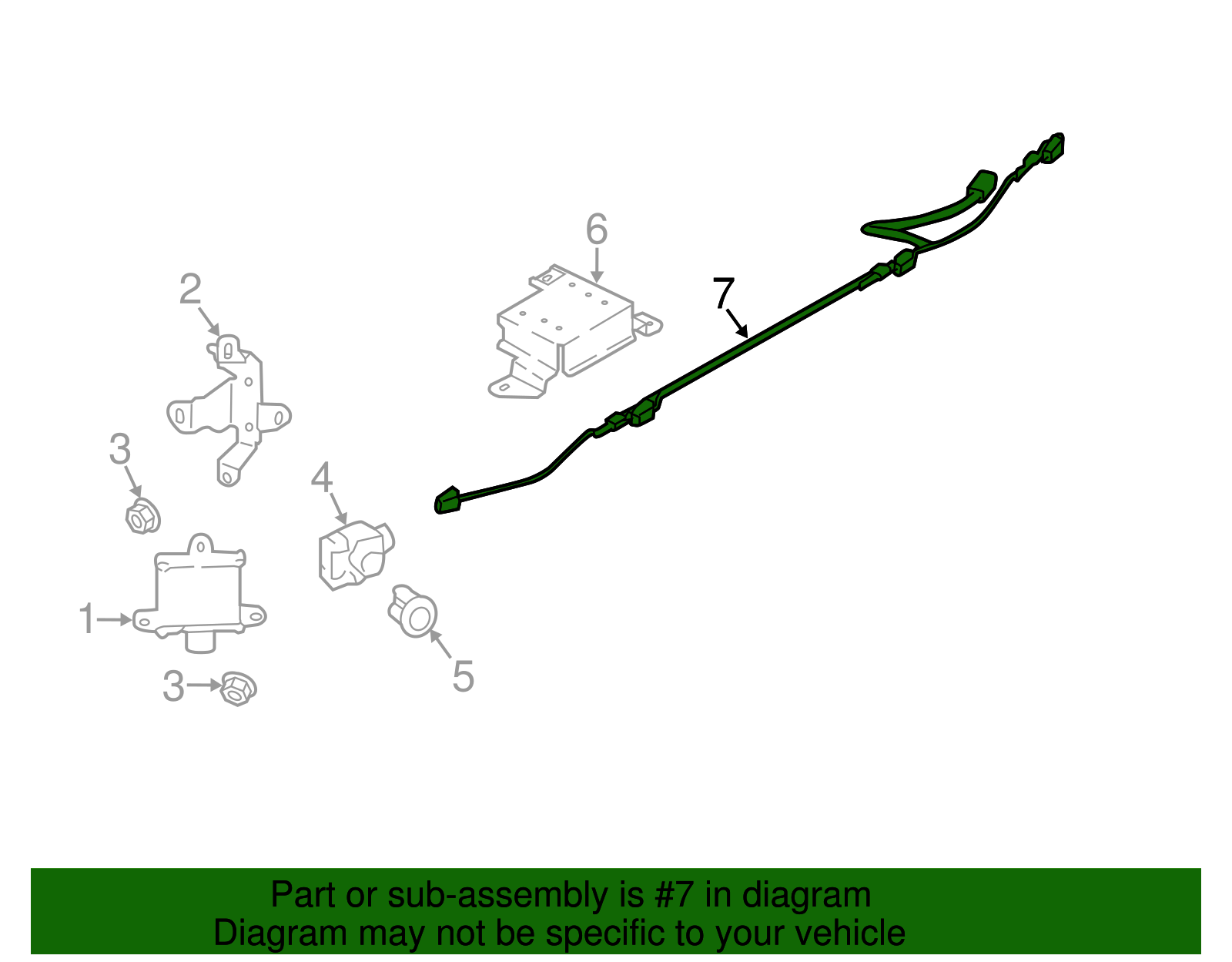 2017-2023 Subaru Harness 87624FL000 | Subaru Parts Store