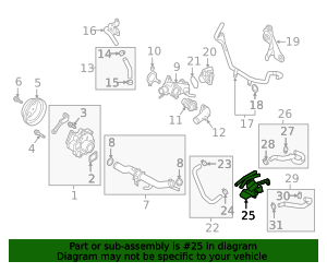 2018-2020 Mazda Water Pipe PYFA-15-190C | QuirkParts