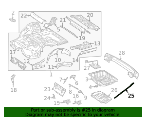 213-520-23-00 - Strut Bar 2019-2021 Mercedes-Benz | Mercedes-Benz USA Parts