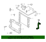 203-501-02-82 - Lower Hose 2001-2003 Mercedes-Benz | Mercedes-Benz USA ...