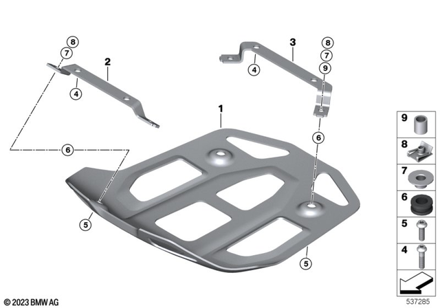 07129907383 - Fillister-Head Screw - M8X20-8.8-Znniv 2012-2024 BMW ...