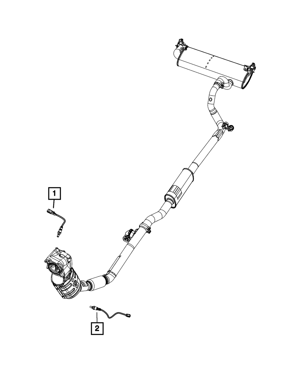 2018-2023 Jeep Oxygen Sensor 68217019AA | Mopar eStore