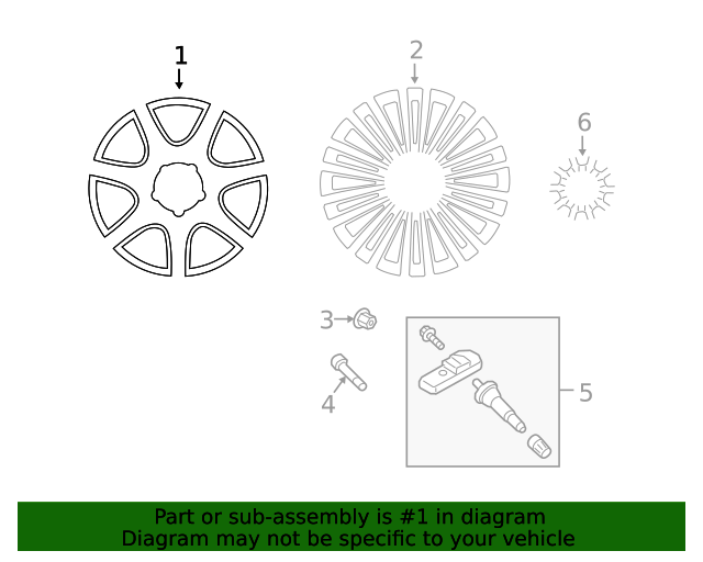 52910-3N900 - Wheel, Alloy - 2019-2020 Kia K900 | Kia Auto Parts