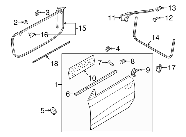 2008-2017 Audi Reinforced Beam Bolt N-911-946-01 | Genuine Audi Parts