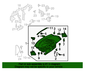 2009-2018 Volkswagen Instrument Panel 5N1-857-001-J-6T6 | OEM Parts Online