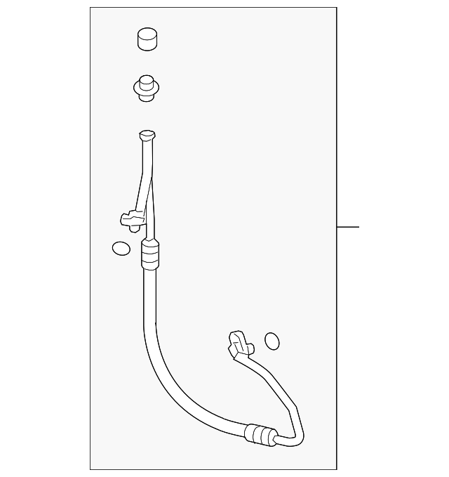 Genuine OEM Discharge Hose Part# 97762-A5100 Fits 2013 Hyundai Elantra ...