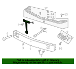 2020-2024 Cadillac CT5 Front Bumper Fascia Support Brace 84565796 GM ...