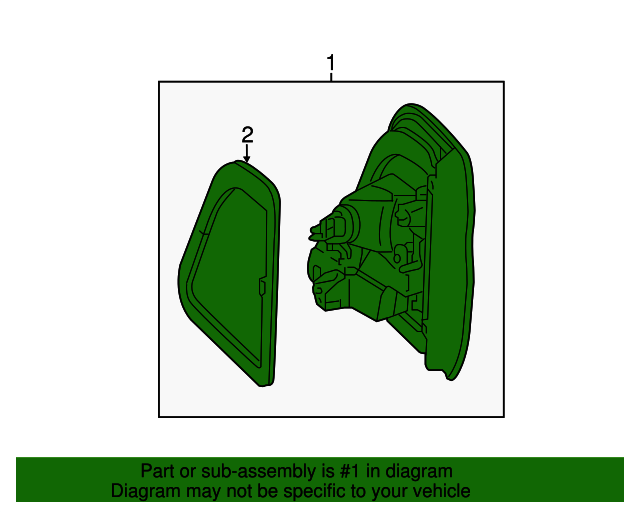 166-906-60-02 - Backup Lamp Assembly - 2016-2019 Mercedes-Benz ...