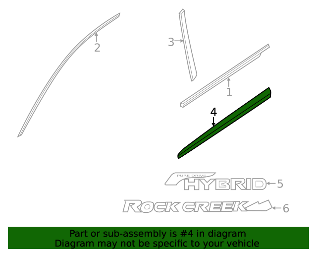 2013-2019 Nissan Pathfinder Nissan Pathfinder Front Right Chrome ...