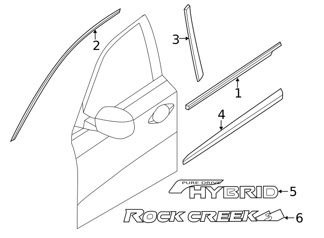 2013-2019 Nissan Pathfinder Nissan Pathfinder Front Right Chrome ...