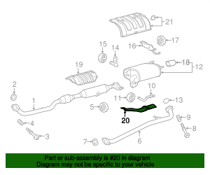 2012-2017 Toyota Camry Center Insulator 58154-06010 | Toyota Parts Center