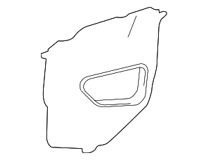 67831-60161 - Water Deflector - 2008-2011 2013-2015 2018-2020 Lexus ...