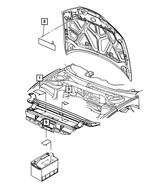2020 Ram 3500 Vehicle Emission Control Information Label 68470441AA ...