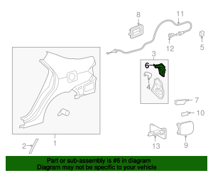Toyota Trough Part# 6162202140 | Toyota of Colorado Springs