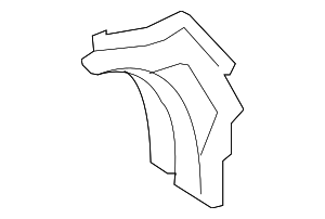 2009-2010 Toyota Corolla Trough 61622-02140 | OEM Parts Online