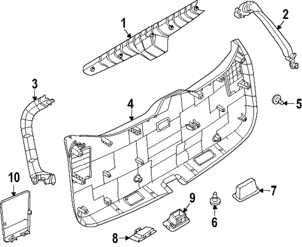 2022-2024 Nissan Pathfinder Side Gate Trim 90902-6TA0A | Bill Kay ...