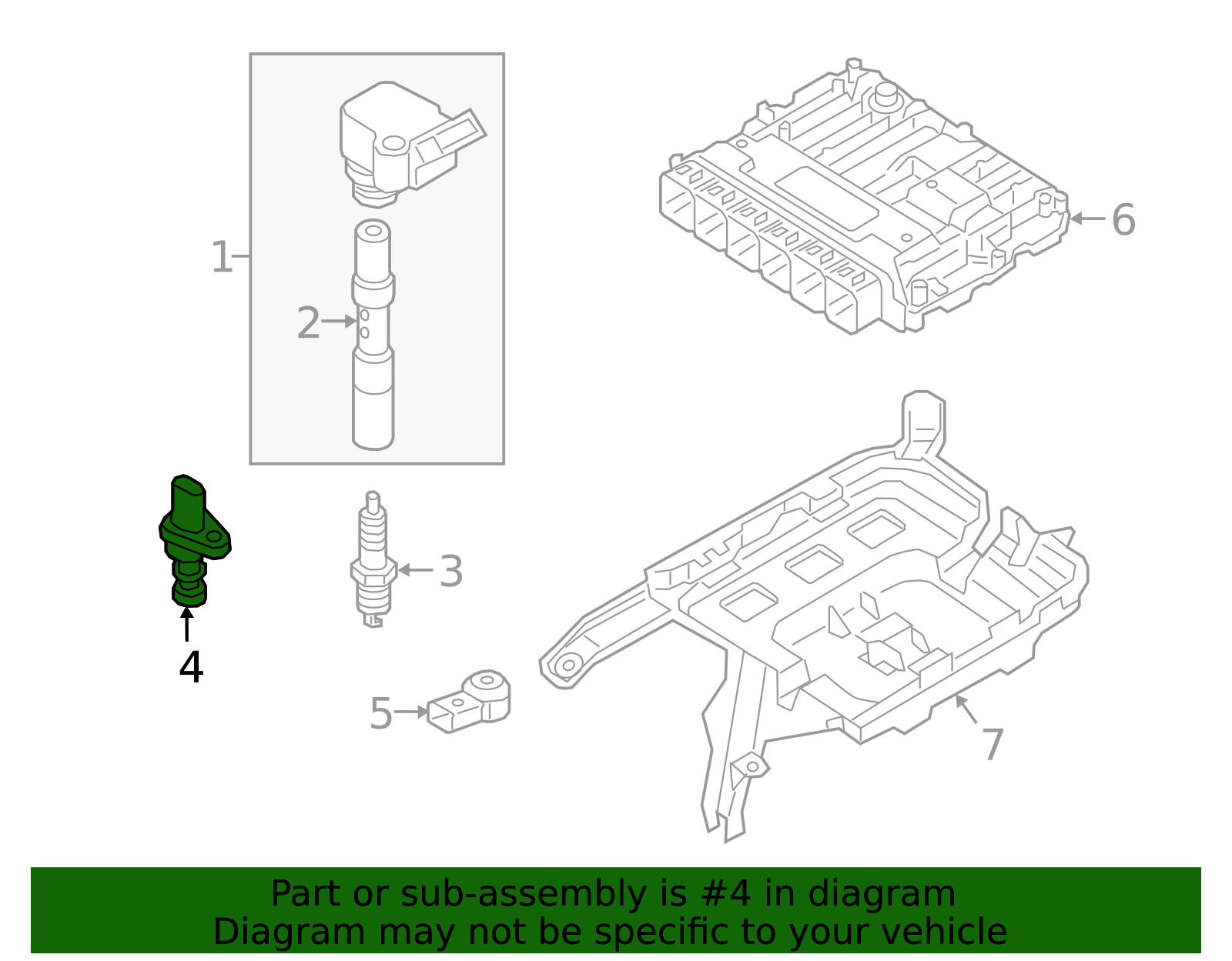 2022-2024 Audi Crankshaft Sensor 057-906-433-C | OEM Parts Online
