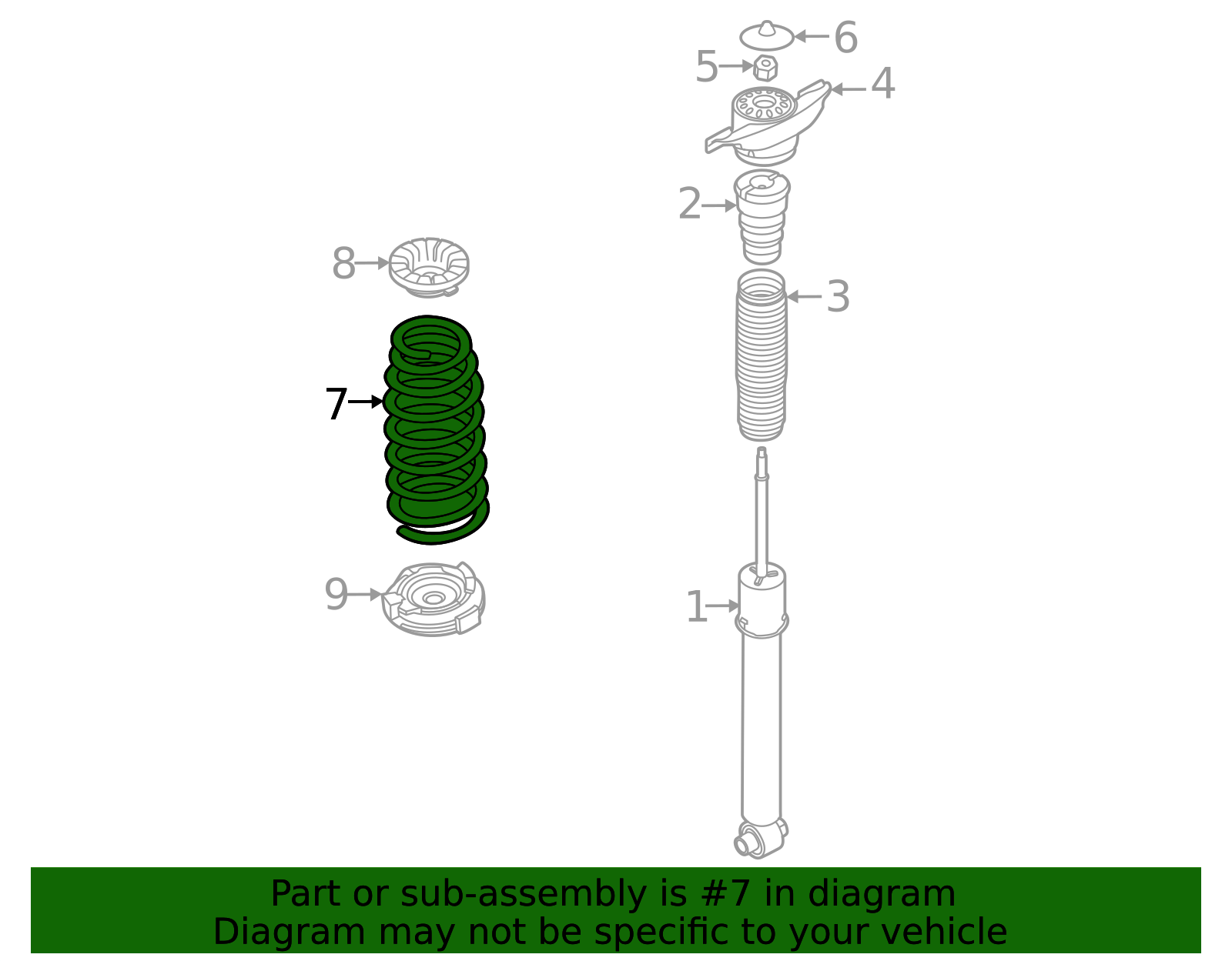 2020-2023 Hyundai Sonata Coil Spring 55340-L0900 | Hyundai Wholesale Direct