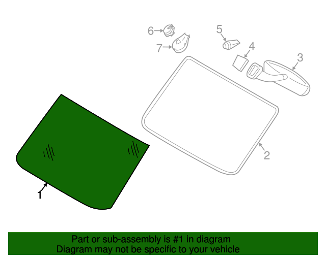 Genuine OEM Windshield | 906670050164 | Fits Select Mercedes-Benz ...