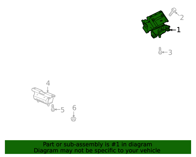 2021-2022 GM Passenger Side Engine Mount 84687024 | GMPartsDirect.com