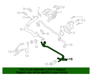 31368824 - Outlet Pipe - 2016-2021 Volvo | Volvo OEM Parts Direct