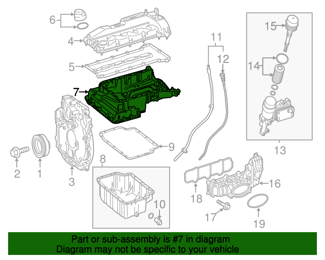 651-014-08-00 - Oil Pan 2014-2022 Mercedes-Benz | Mercedes-Benz USA Parts