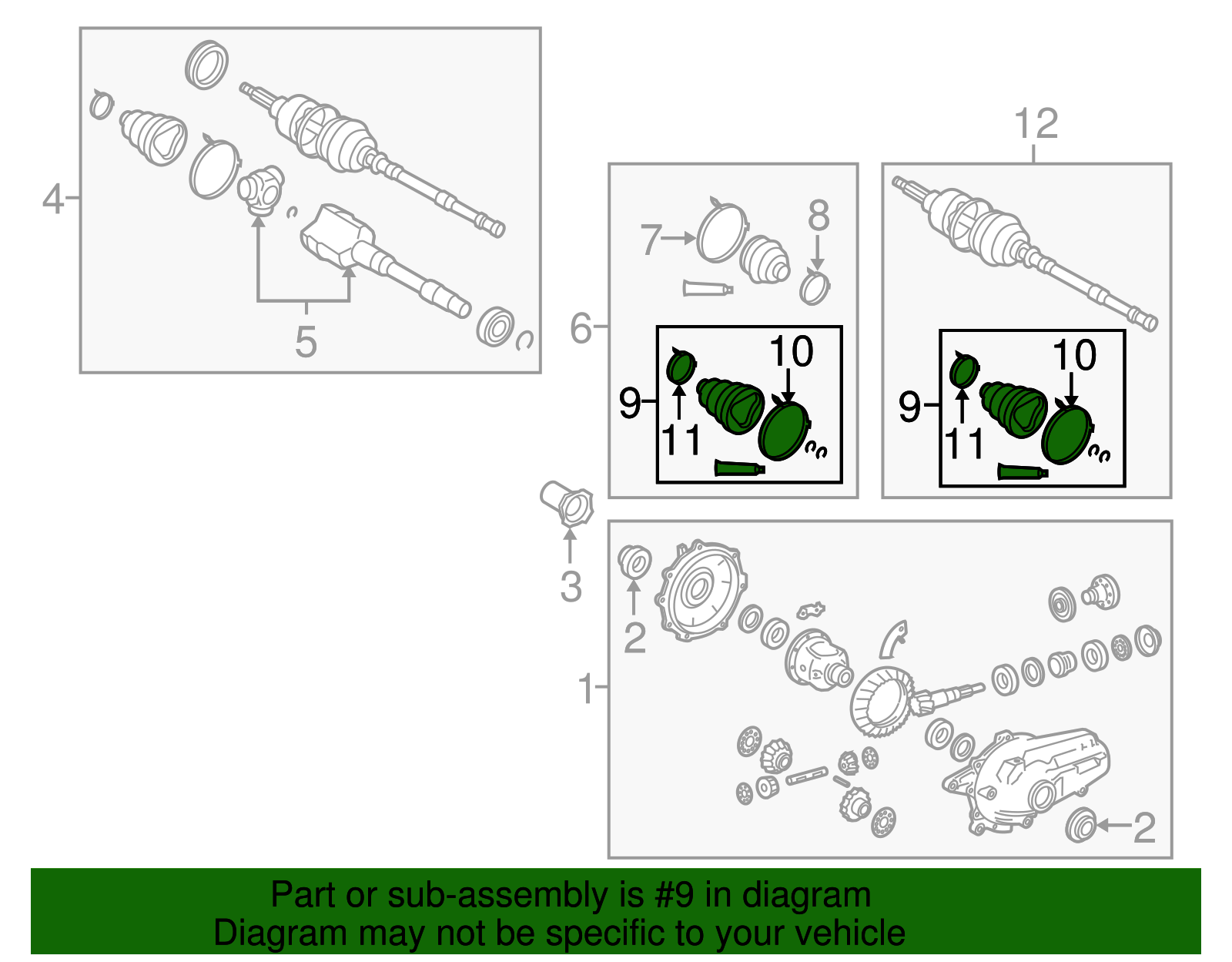 2006-2013 Lexus Inner Boot 04437-30071 | Lexus Direct parts