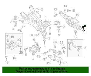 2016-2023 Mazda CX-9 Lower Control Arm Mount Bolt 9YA0-2A-425 ...