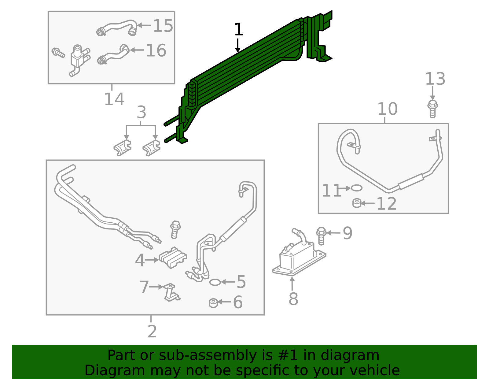 2013-2019 Ford Escape Oil Cooler CV6Z-7A095-B | Ford OEM Parts Online