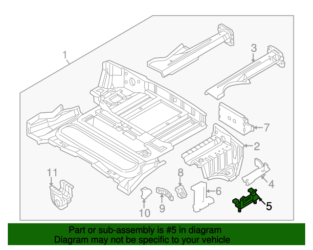 Genuine BMW 41-12-2-269-463 | Mount Bracket | FREE Shipping on Most ...