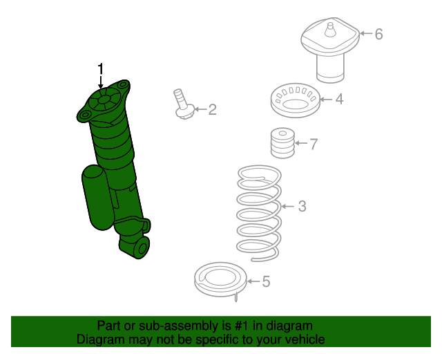 31255534 - Shock Absorber 2007-2016 Volvo | AutoNationParts.com