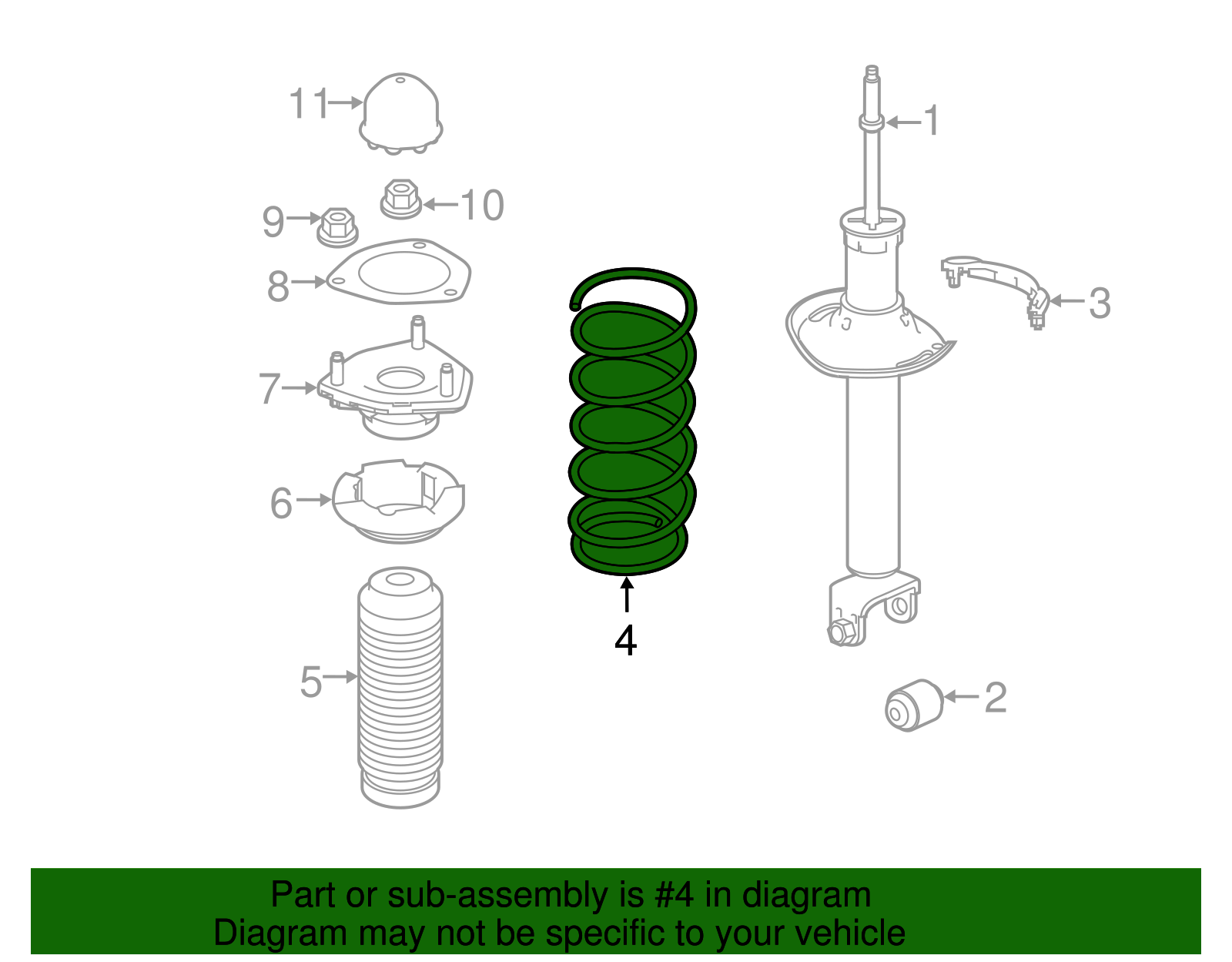 2014-2020 Infiniti Q50 Coil Spring 55020-4GA0A | Faulkner Infiniti of ...