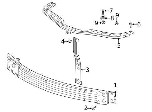 Bumper & Components - Front for 2021 Buick Encore GX | TascaParts.com