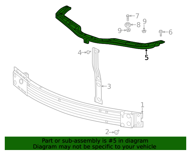 42723549 - Radiator Lower Support 2020-2023 Buick Encore GX ...