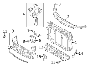 2017-2020 Mazda CX-5 Shutter Assembly KB8A-50-R10A | TascaParts.com