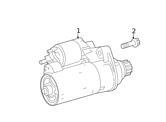 260-906-01-00 - Starter 2019-2023 Mercedes-Benz | Mercedes-Benz USA Parts