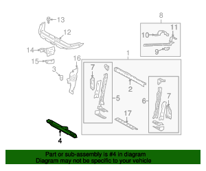 2006-2018 Toyota RAV4 Suspension Sub-Frame Cross-Member 57104-0R011 ...
