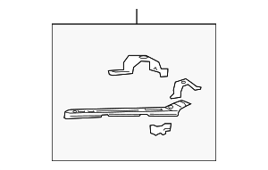 2006-2012 Toyota RAV4 Radiator Support Bracket 53202-0R010 ...