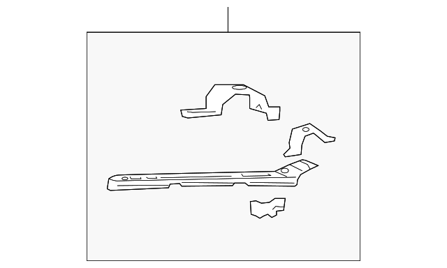 2006-2012 Toyota RAV4 Radiator Support Bracket 53202-0R010 ...