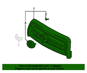2004-2006 Toyota Tundra Grille 53100-0C120-A0 | Toyota Parts Center