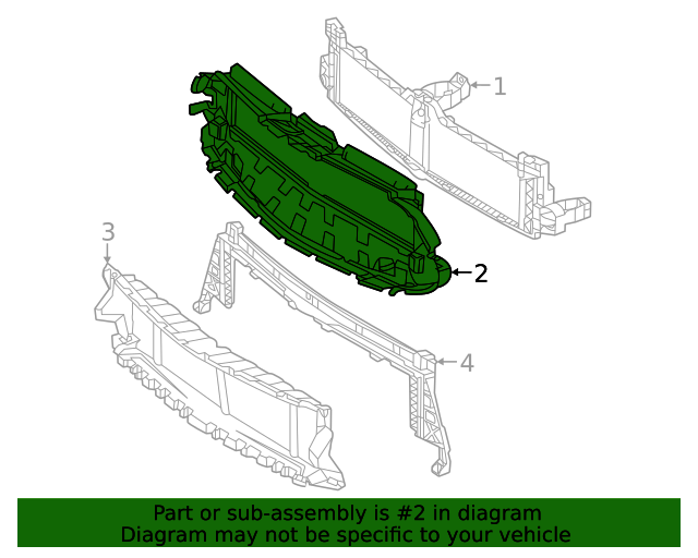 247-885-02-07 - Upper Baffle 2021-2023 Mercedes-Benz | Mercedes-Benz ...