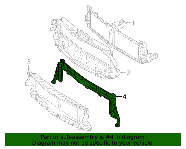 247-885-80-05 - Mount Bracket 2021-2023 Mercedes-Benz GLA 45 AMG ...
